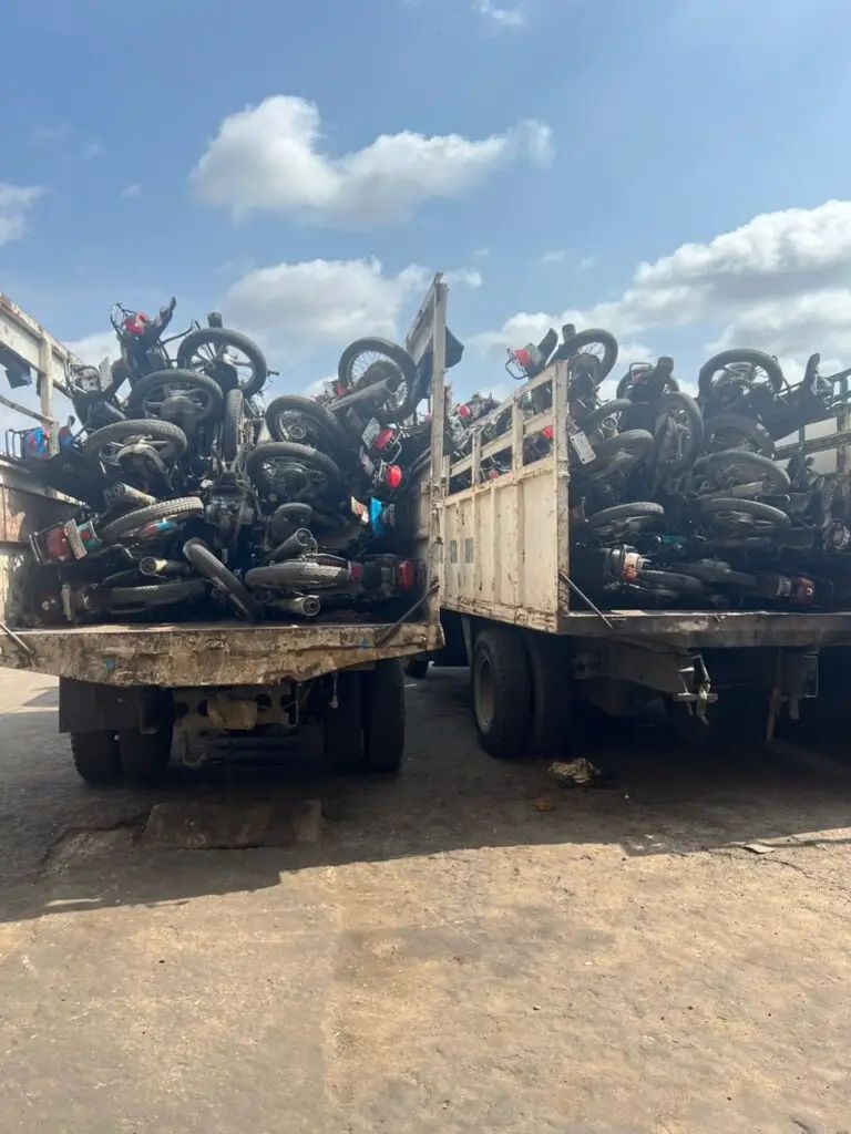 Lagos task force sustains clean-up, seizes 64 commercial...